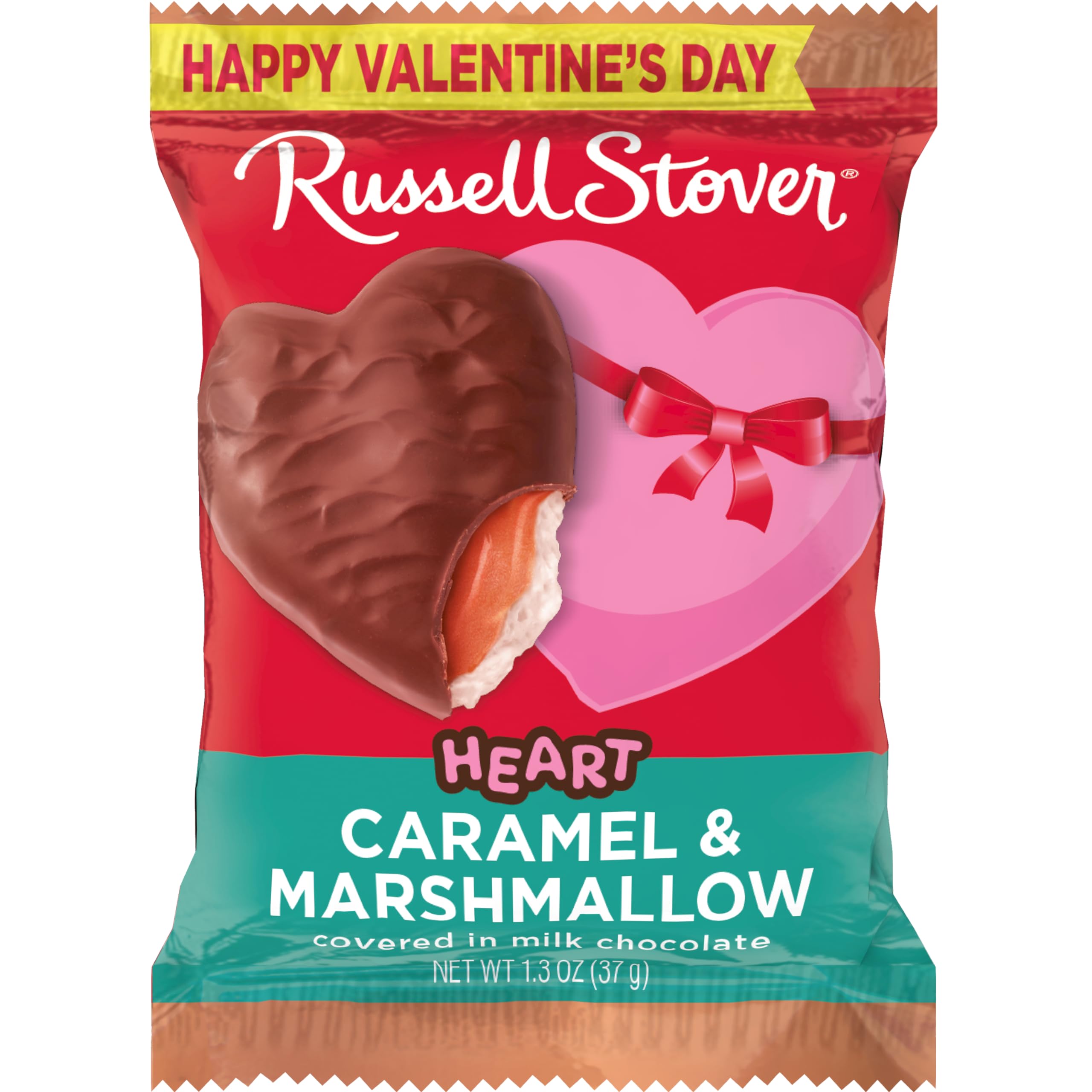 Amazon.com: RUSSELL STOVER Valentine's Day Milk Chocolate Caramel ...