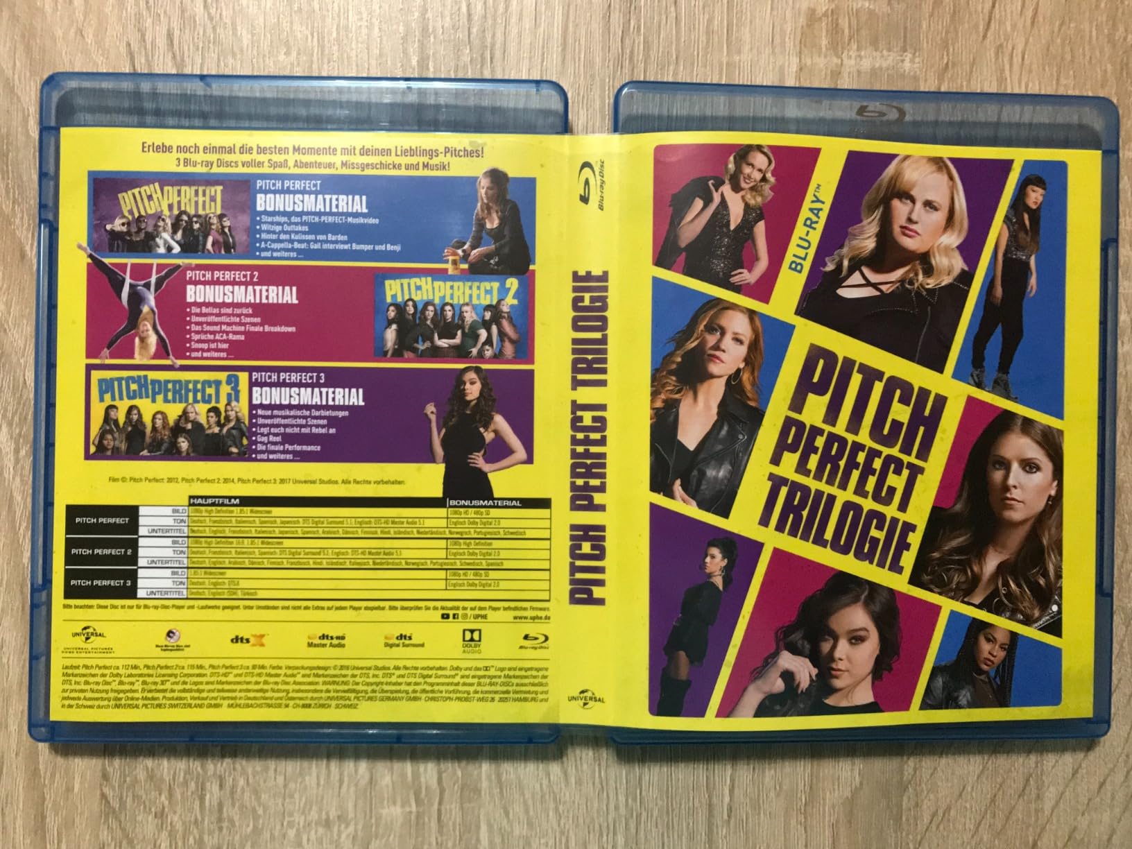 Pitch Perfect Trilogy [Blu-ray]: Amazon.de: Keine Informationen: DVD ...