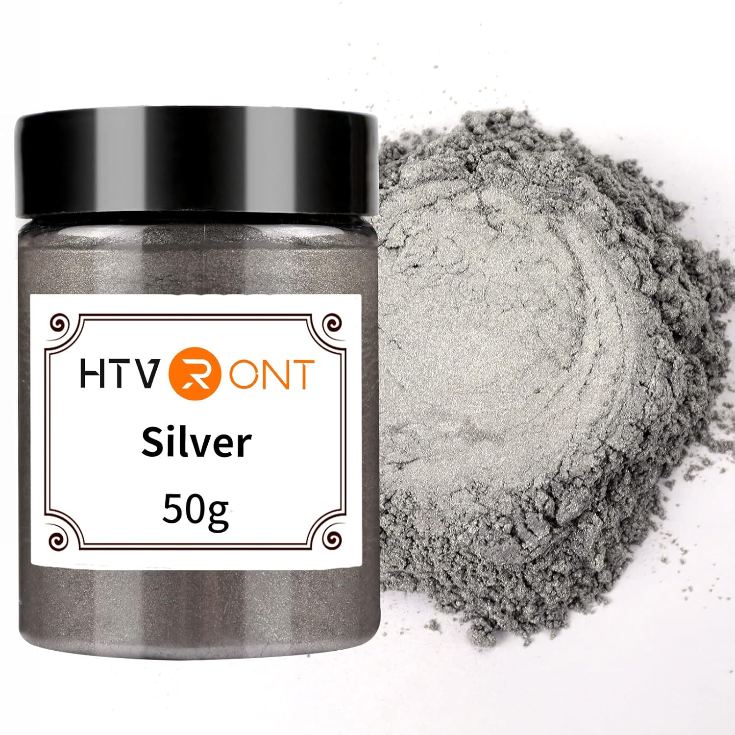 Amazon.com: HTVRONT Silver Mica Powder for Epoxy Resin - 1.76 oz/50g ...