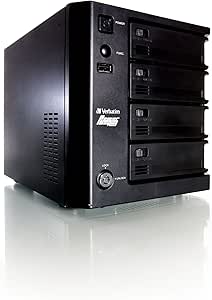 Verbatim 49076 4 Bay PowerBay Databank NAS Enclosure: Amazon.co.uk ...