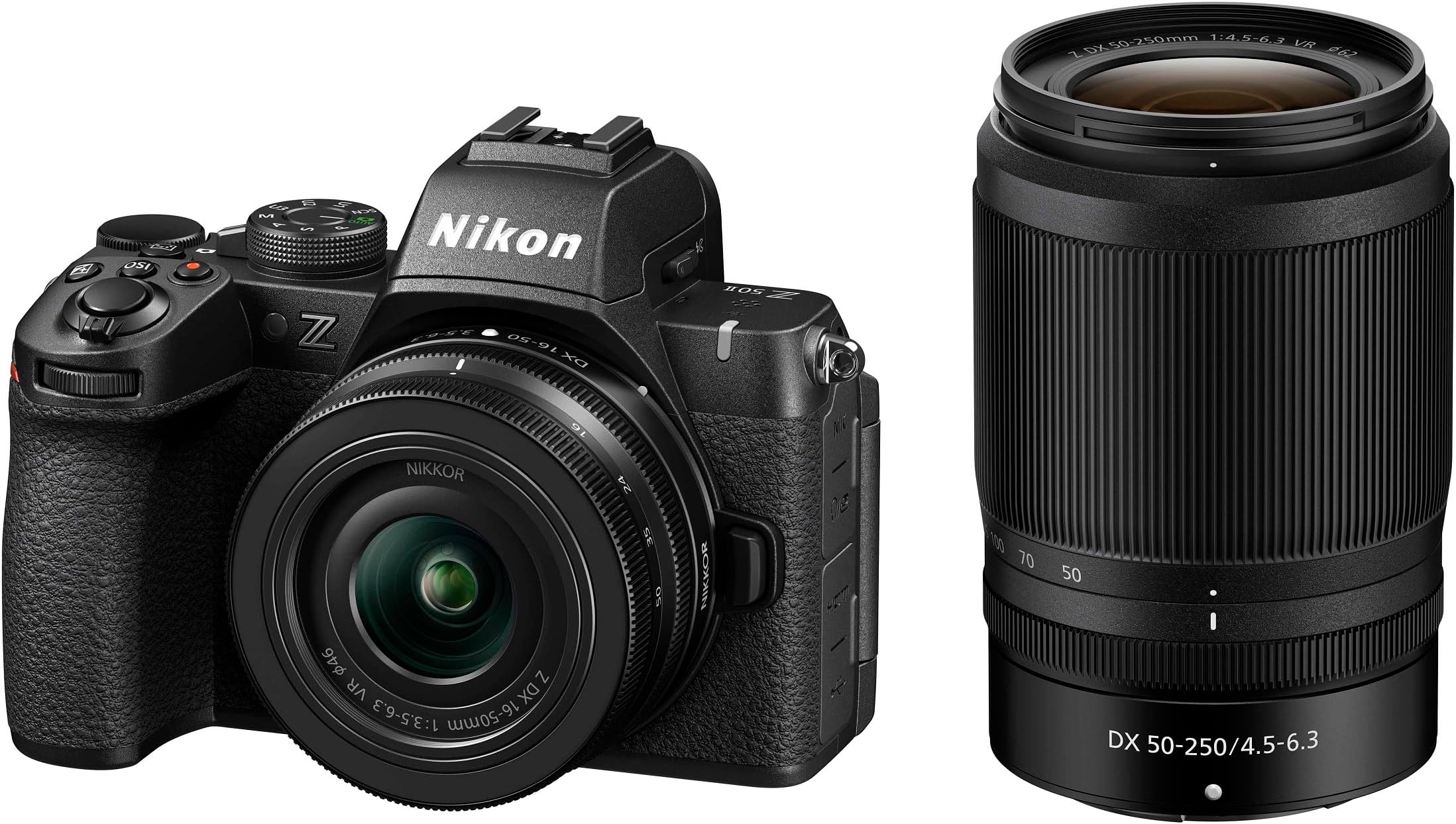 Nikon Z50II, 16-50mm and 50-250mm Kit: Amazon.co.uk: Electronics & Photo