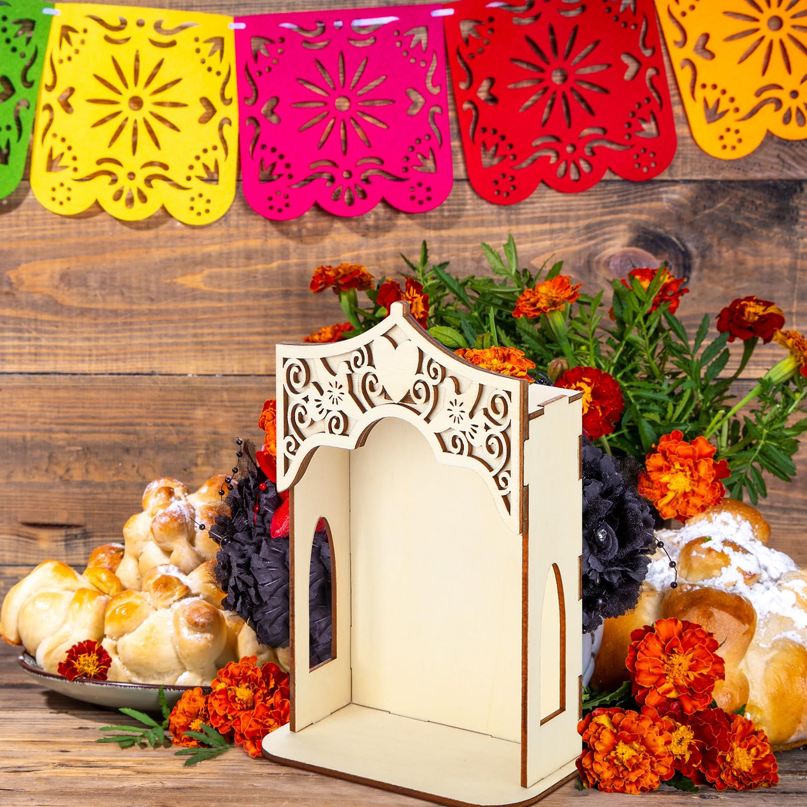 Snapklik.com : Qunclay 1 Pcs Dia De Los Muertos Altar Ofrenda Box ...
