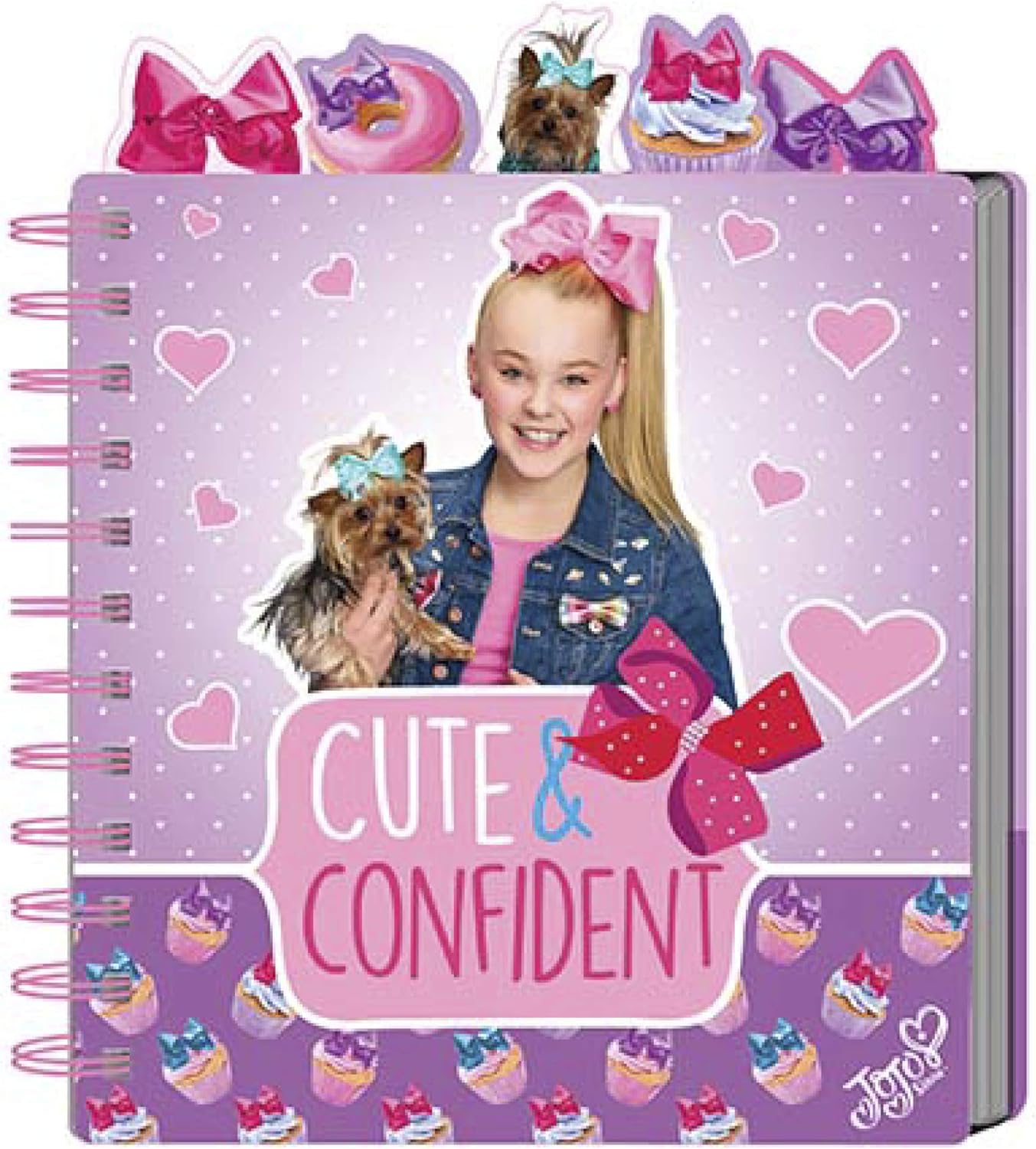 Amazon.com: JoJo Siwa Chunky Mini Tabbed Spiral Wirebound Notebook ...