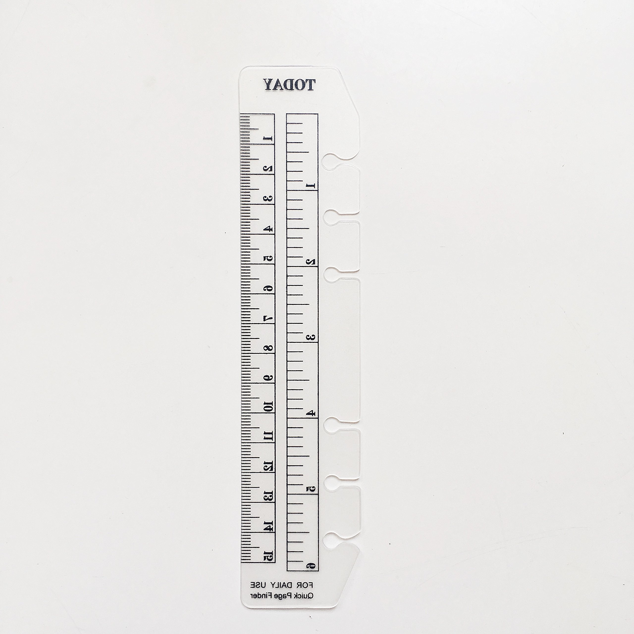 Amazon.com : A5 Today Ruler 01 (Clear, 1 Count) : Office Products