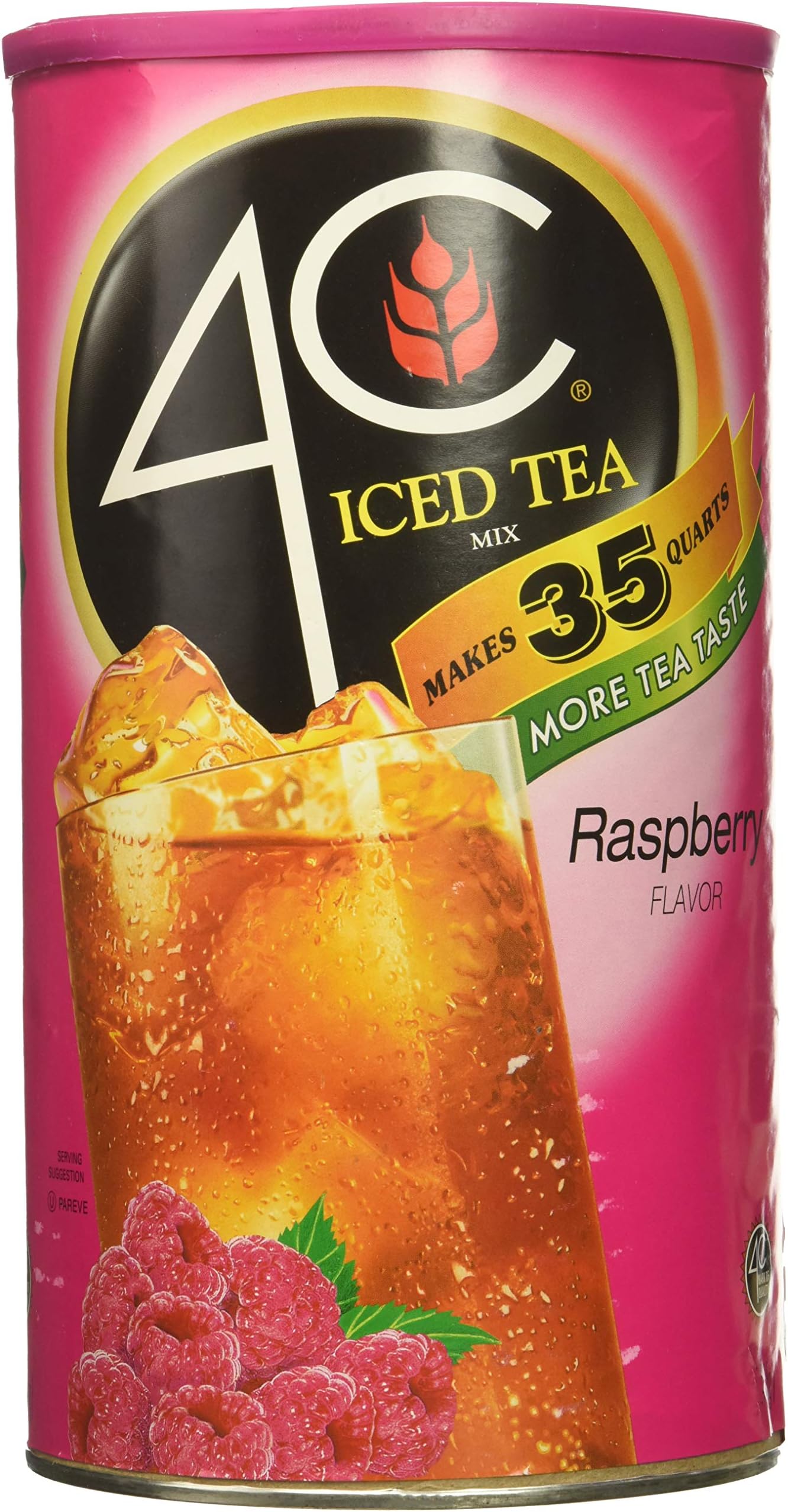 Amazon.com : 4C Iced Tea Mix Raspberry (6 in a case), 87.84 Ounce ...