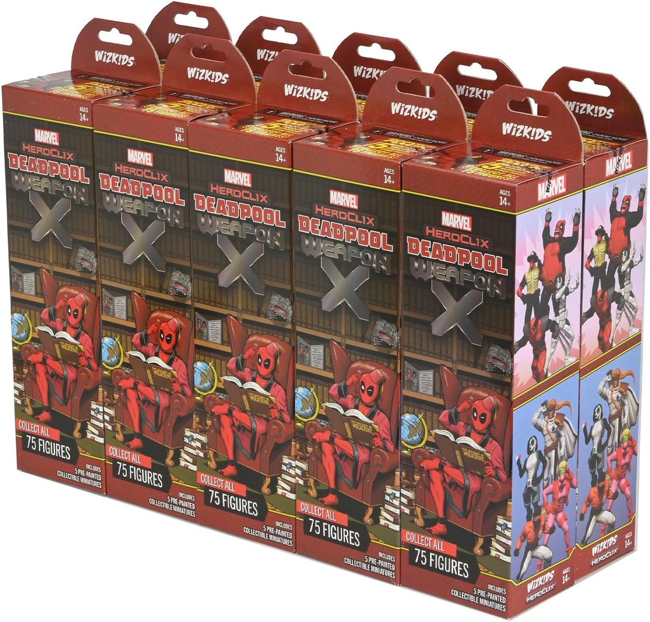 Amazon.com: Marvel HeroClix: Deadpool Weapon X Booster Brick : Clothing ...