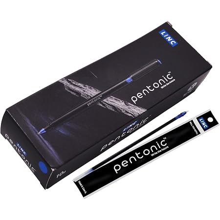 Pentonic Ball Pen Refill Box Pack | Tip Size 0.7 mm | Smooth Ink Flow ...