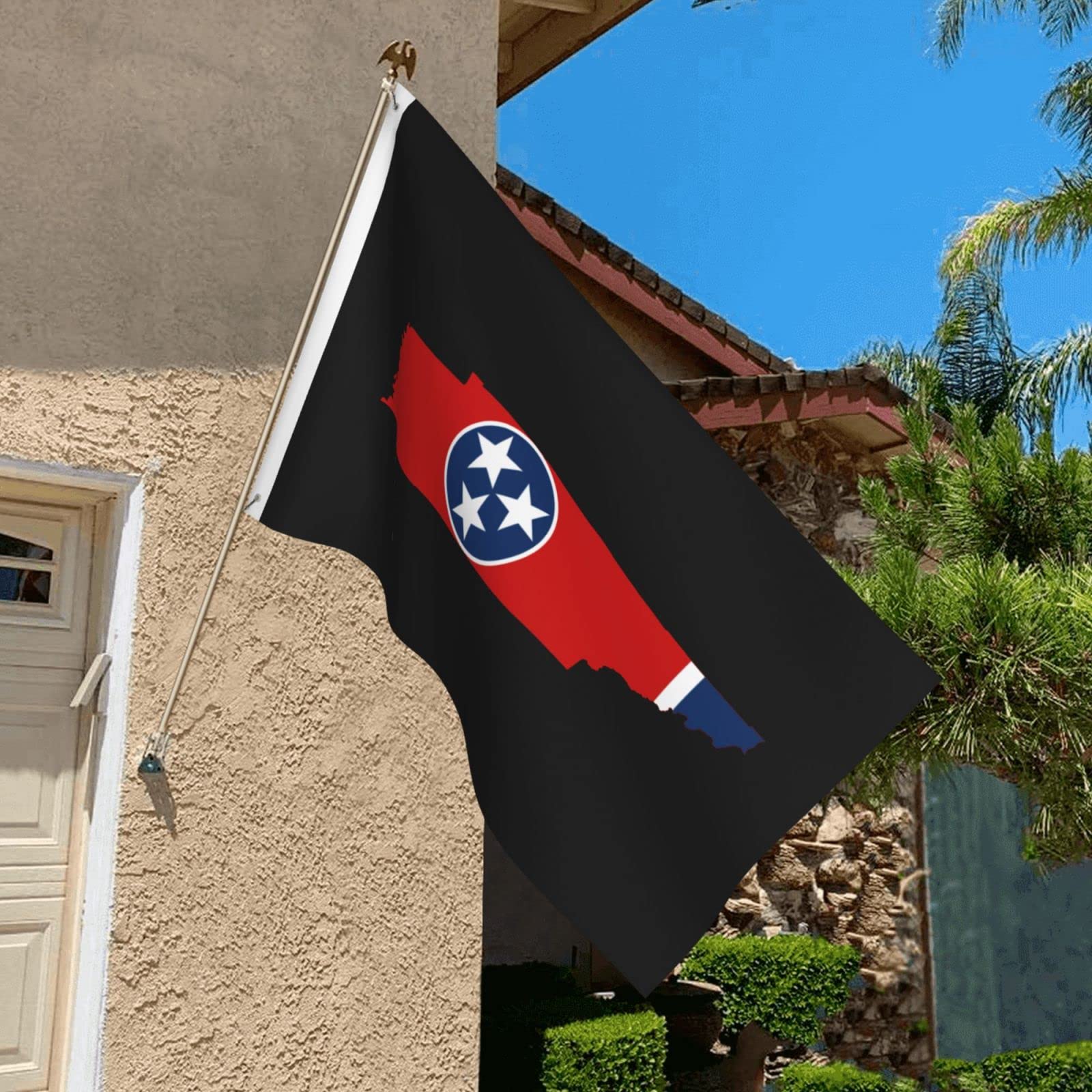 Tennessee State Flag Map