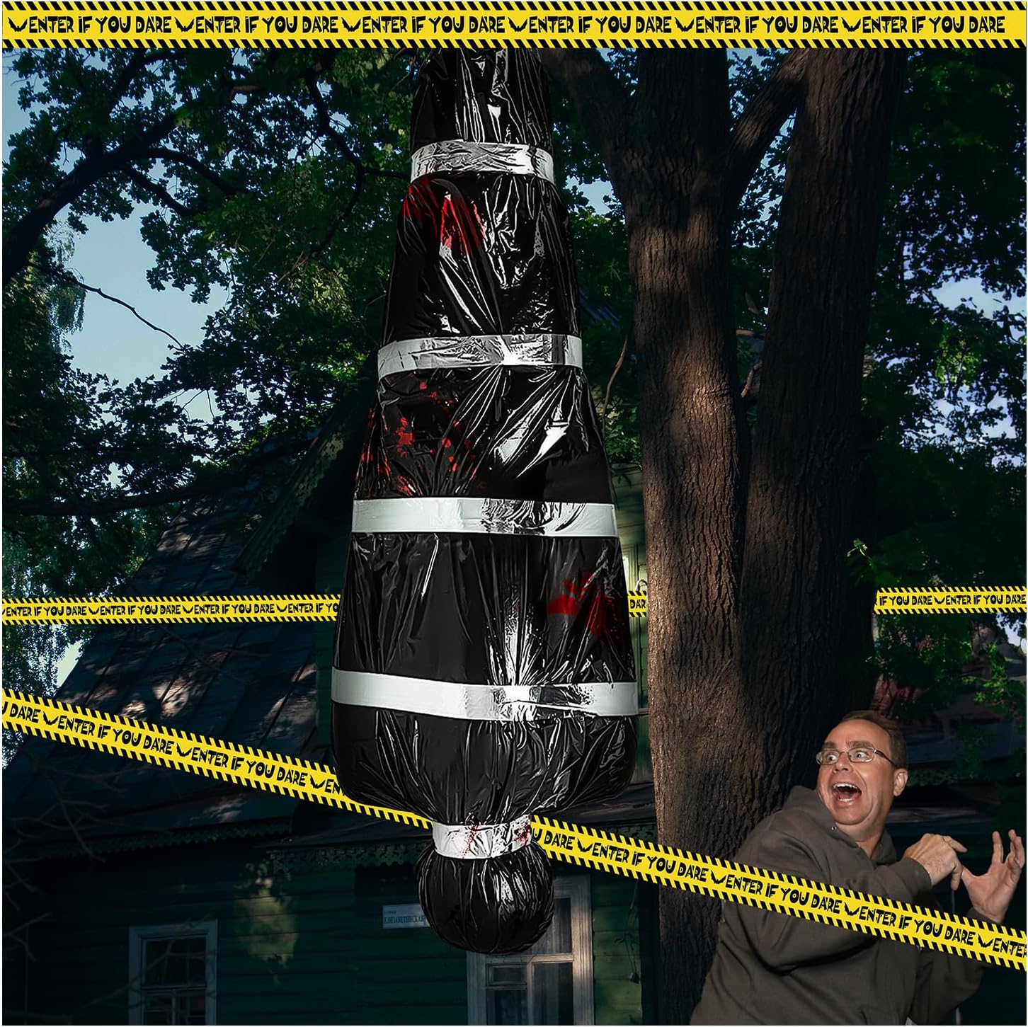 Amazon.com : BIFLUTE Halloween Decorations Dead Victim Props, Lifelike ...