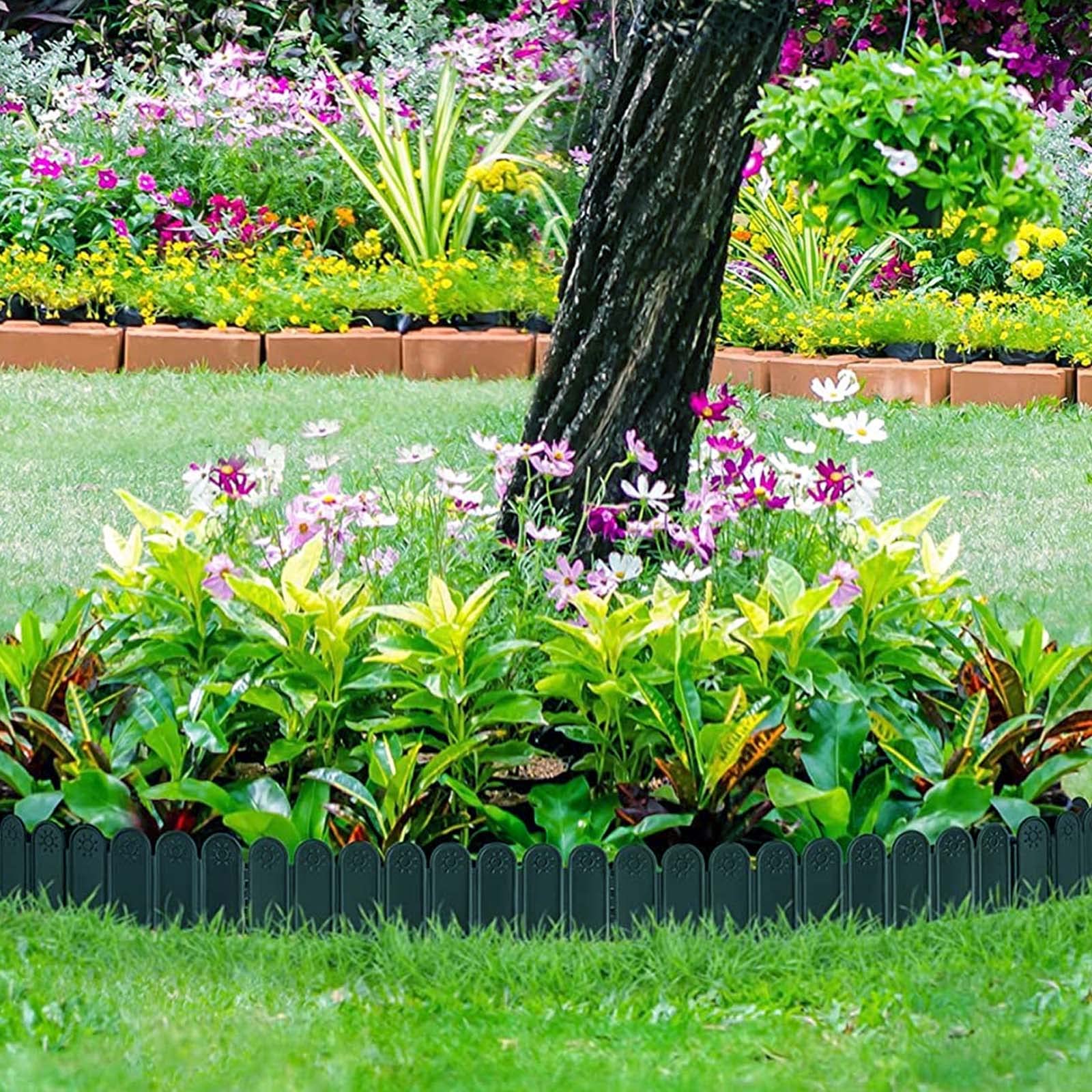 Installing Black Plastic Landscape Edging