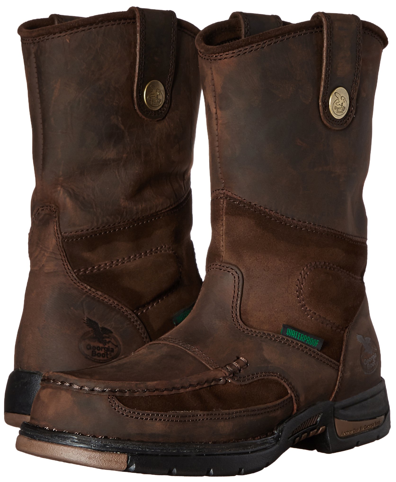 Georgia Boot Georgia Athens Steel Toe Waterproof Wellington Size 14(W)