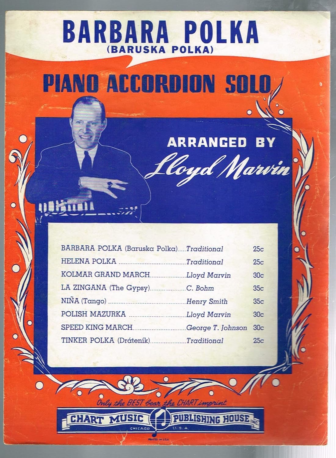 Barbara Polka (Baruska Polka) - Piano Accordion Solo: Lloyd Marvin ...