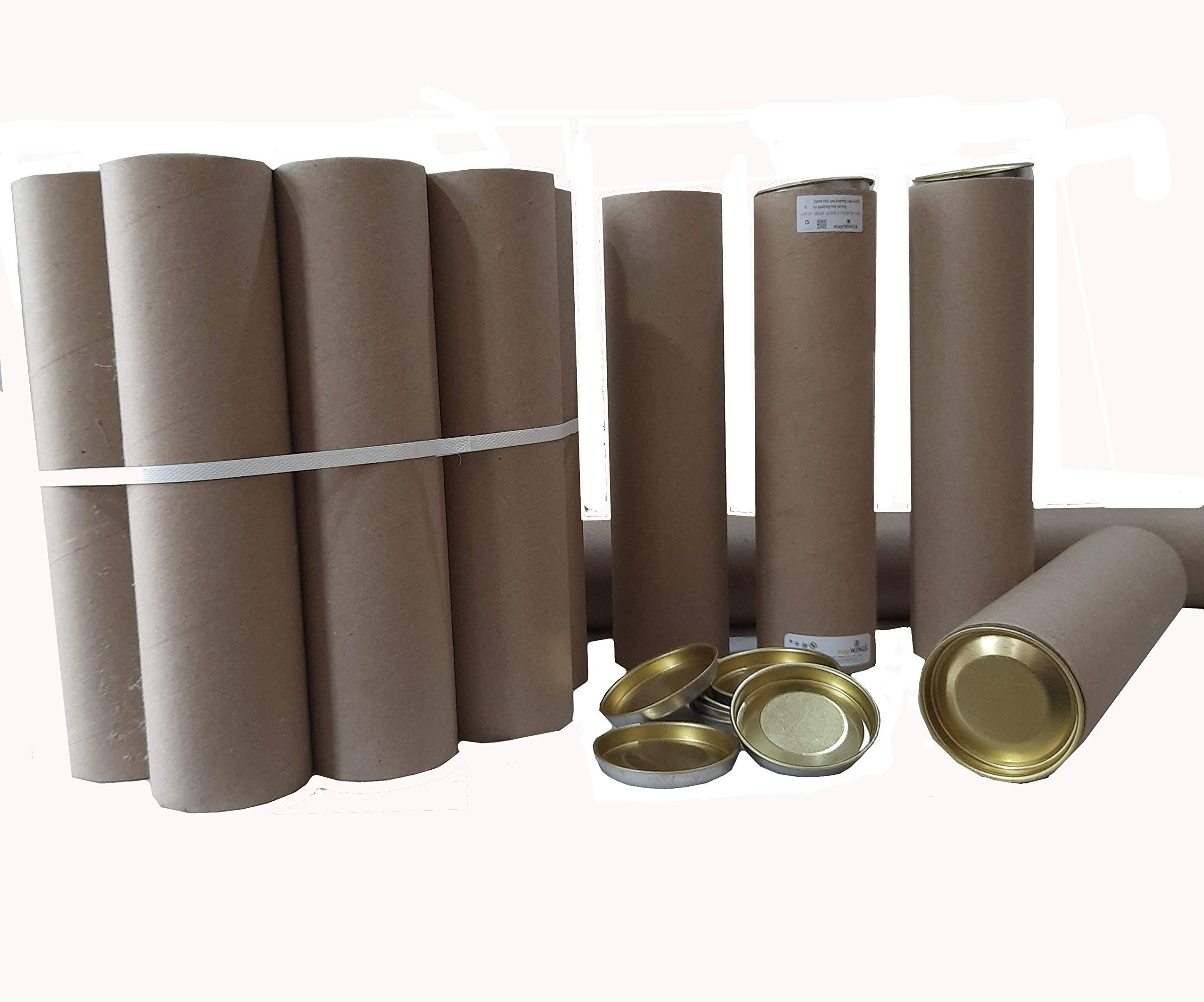 Malani Stores Cardboard Tubes Craft Roll, Empty Toilet Paper Rolls for ...