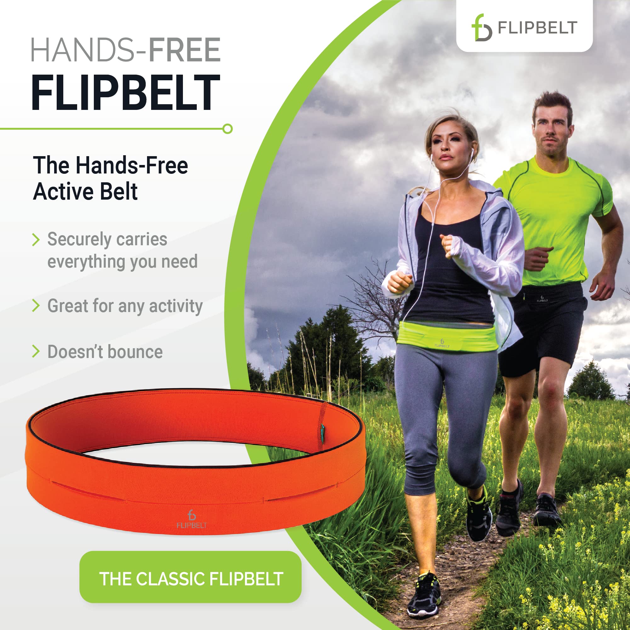 Snapklik.com : FlipBelt Classic Running Belt For Phone And Small ...