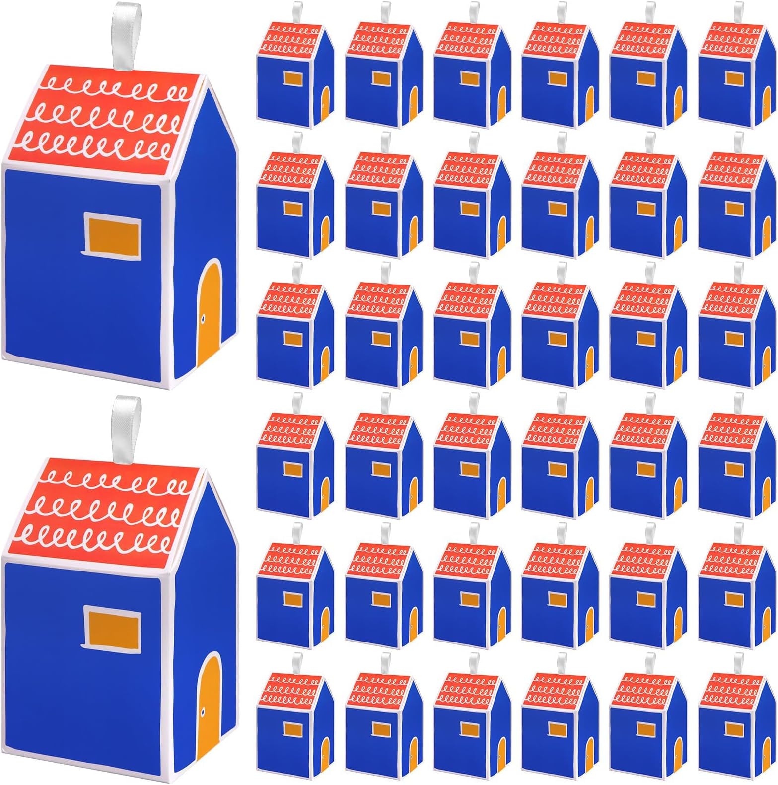 Amazon.com: Karentology 20 Pcs Classic House Shaped Gift Boxes with ...