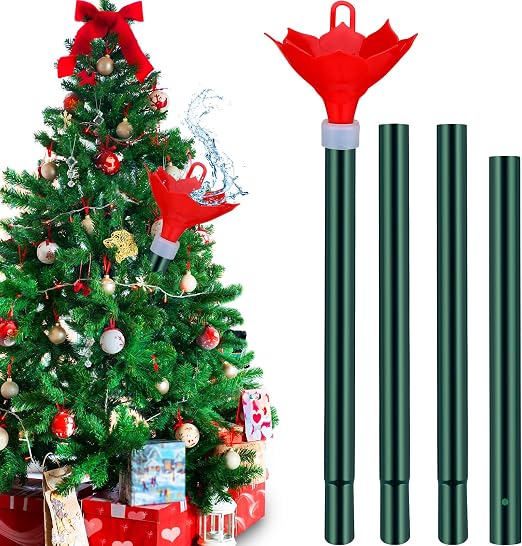 Amazon.com : Tioncy Christmas Tree Watering System with Poinsettia Wide ...