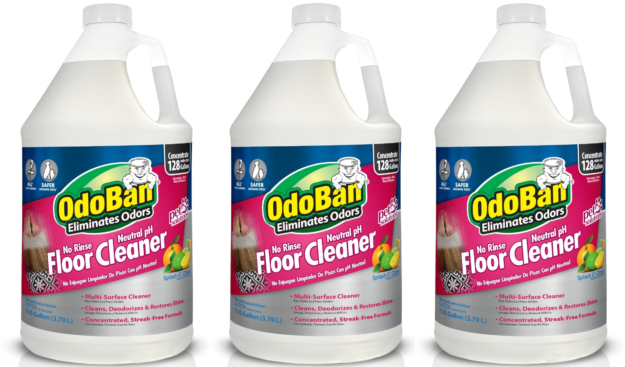 Snapklik.com : OdoBan Pet Solutions No Rinse Neutral pH Floor Cleaner ...