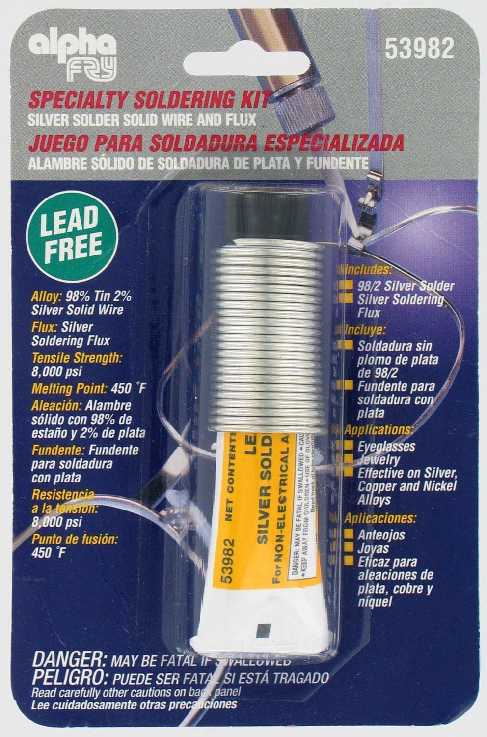 Alpha Fry AM53982 Lead-Free Silver Solder & Flux Kit - Amazon.com