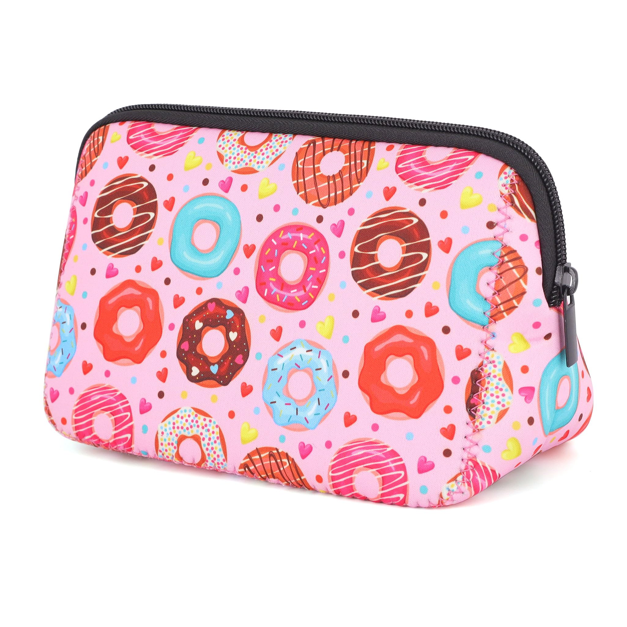 Amazon.com: AJLTPA Cosmetic Bag Waterproof Neoprene Zipper Pouch Travel ...