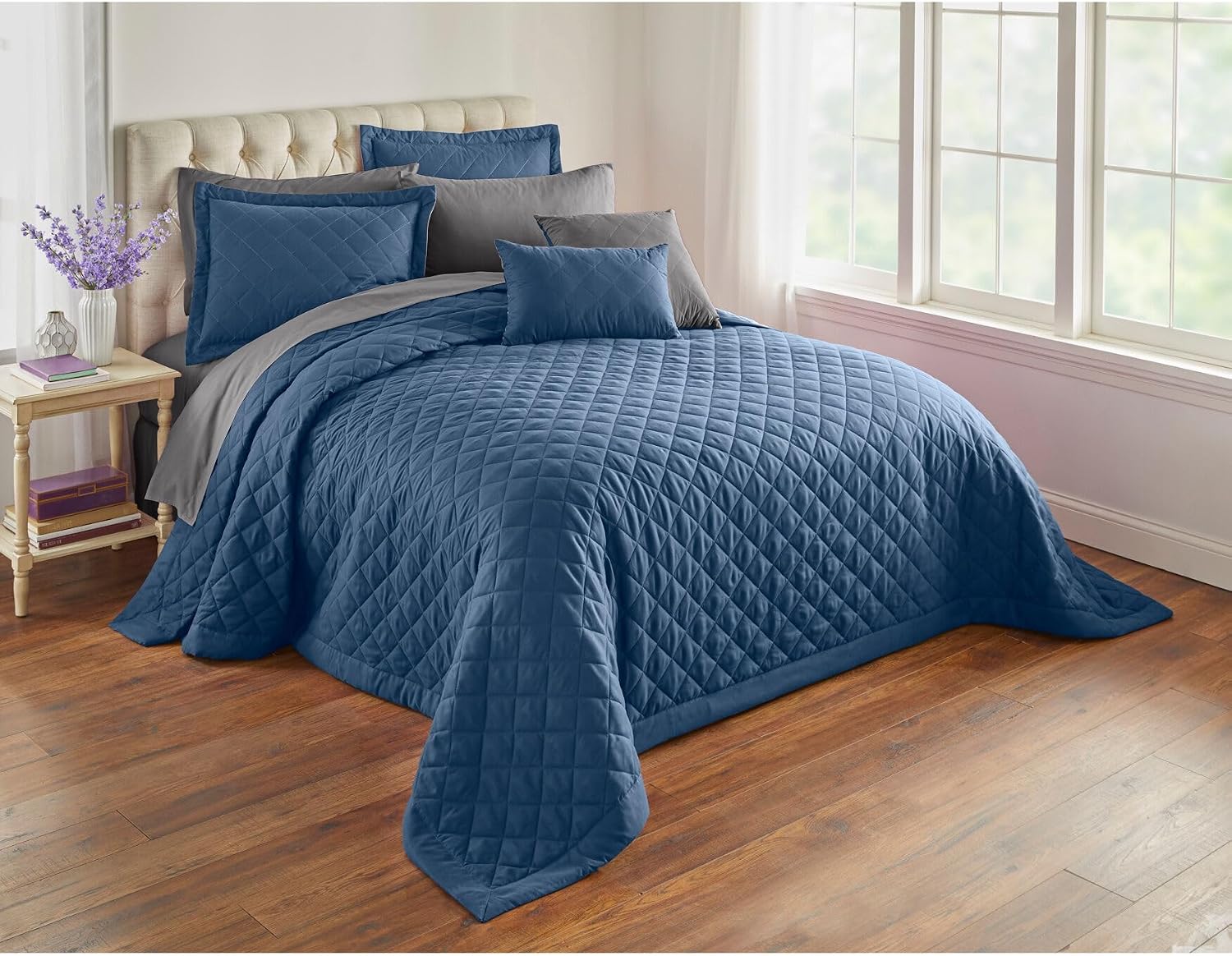 Amazon.com: BrylaneHome Bedding BH Studio Reversible Two-Tone Ultra ...