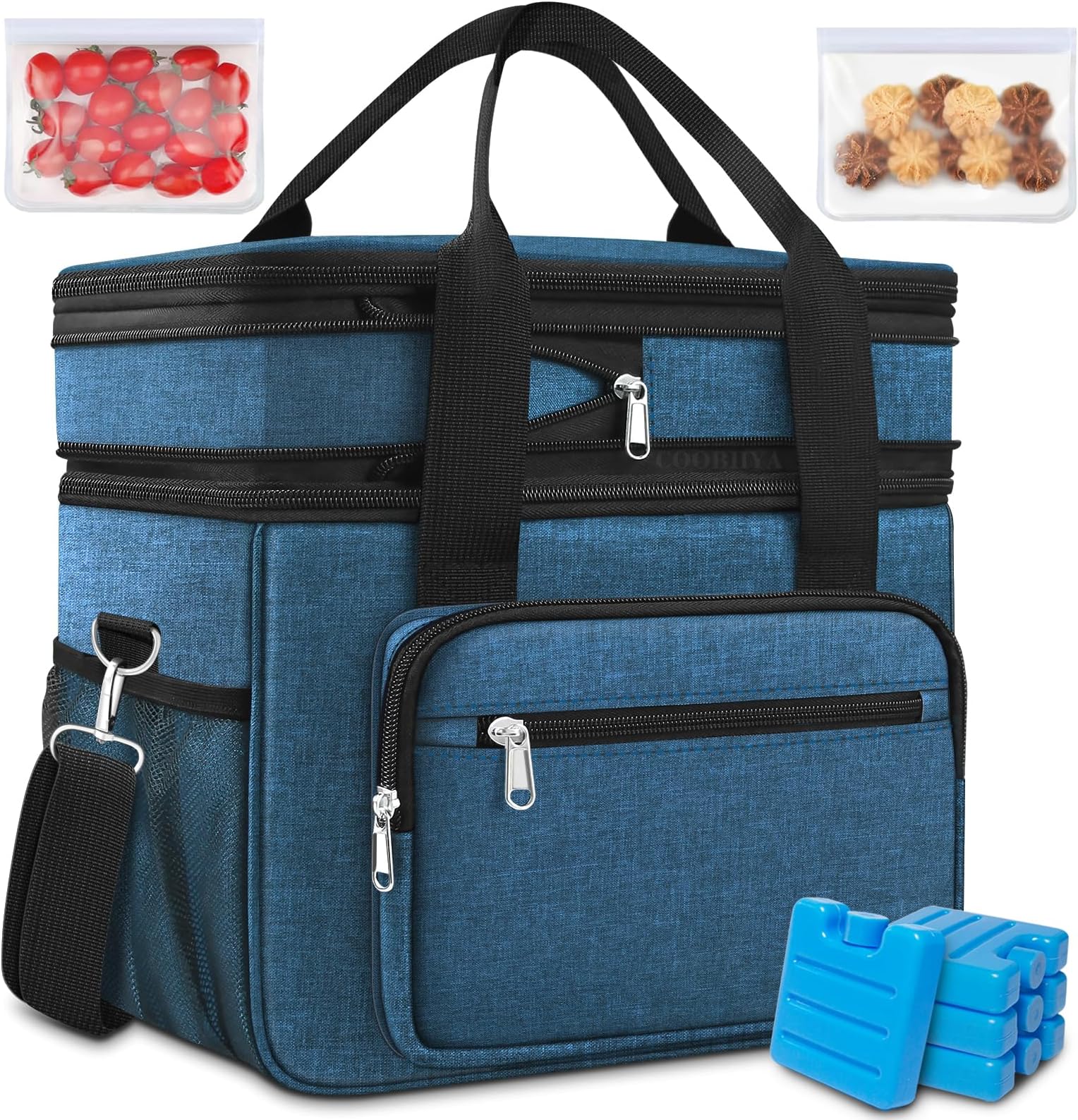Amazon.com: JOINGO Lunch Box For Men/Women,Large Double-layer Insulated ...