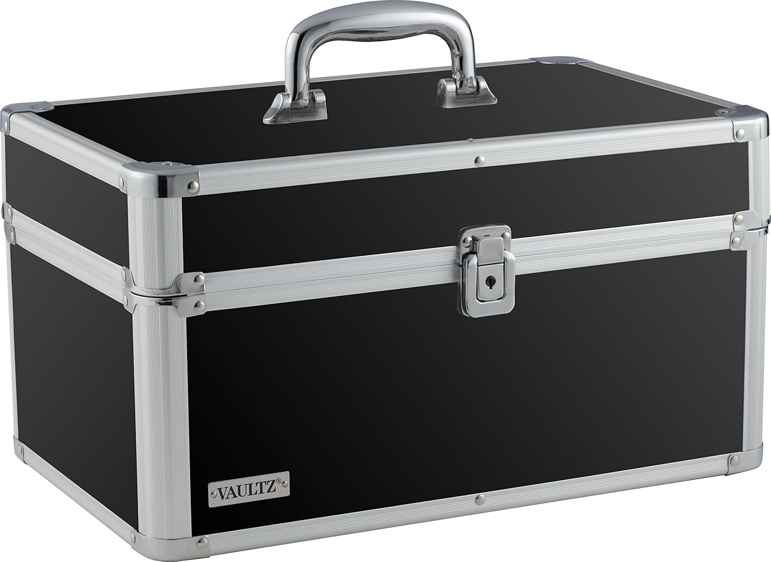 Amazon.com: Vaultz Locking Makeup Artist Case, Black (VZ03743)