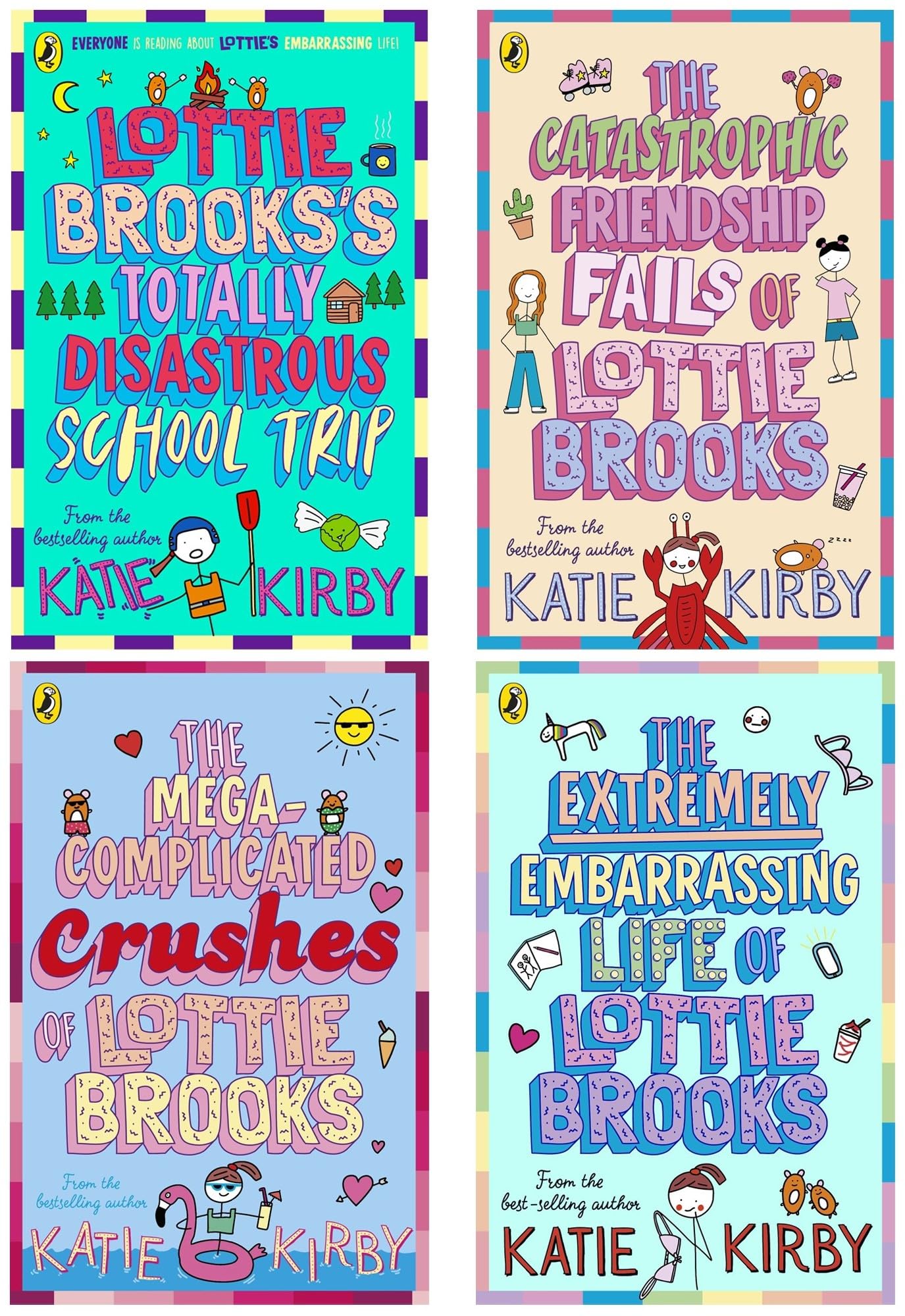 Lottie Brooks Series By Katie Kirby 4 Books Collection (The Extremely ...