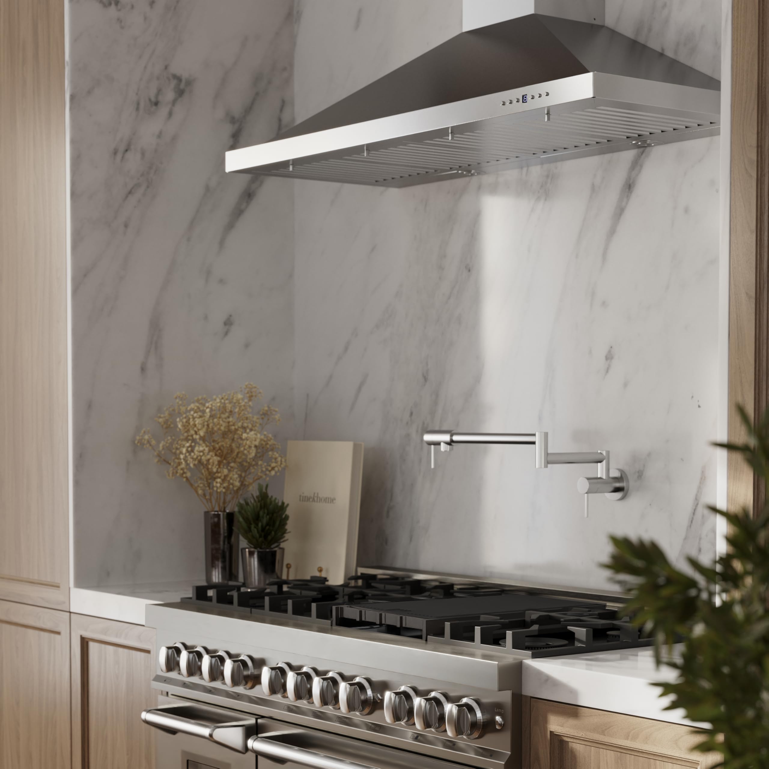 Zline Gemini Pot Filler In Brushed Nickel (gem-fpf-bn 5 Delta ...