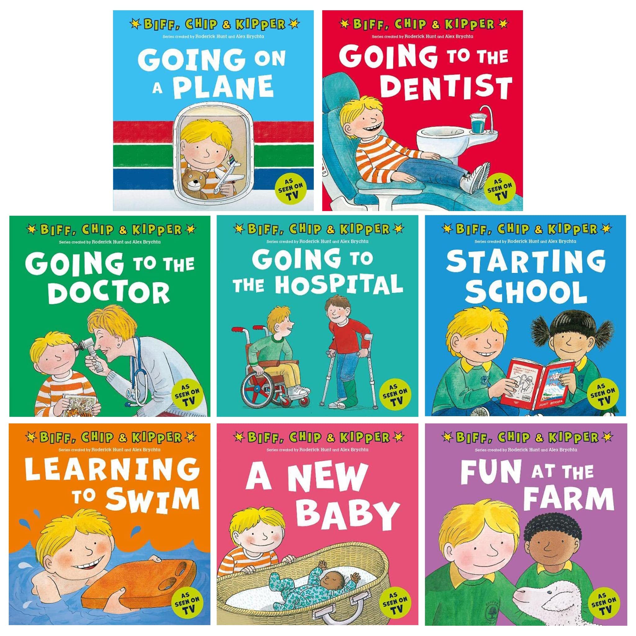 First Experiences With Biff Chip And Kipper 8 Books Collection ...