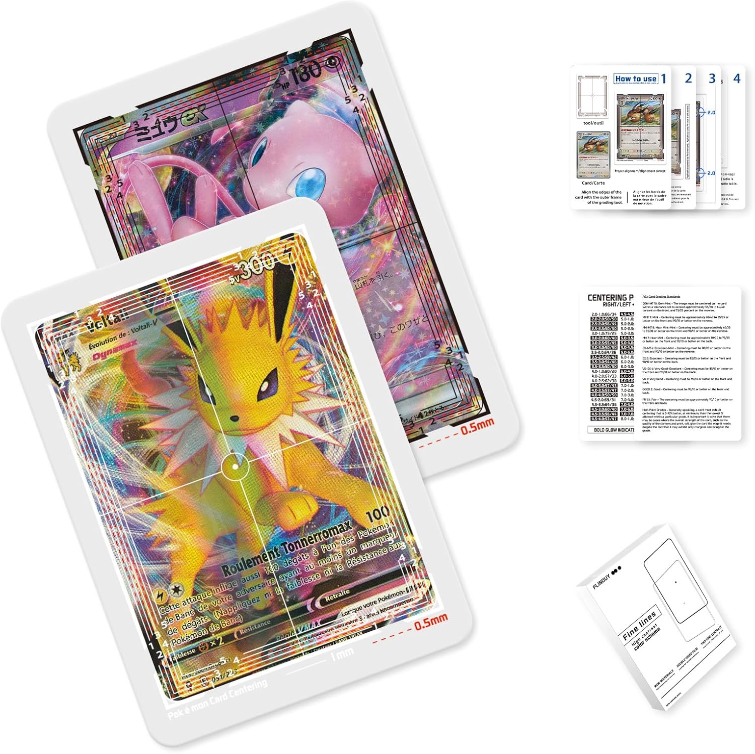 Amazon.com: Anime Collectible Cards Grading Tool with Cleaning Kit, PSA ...