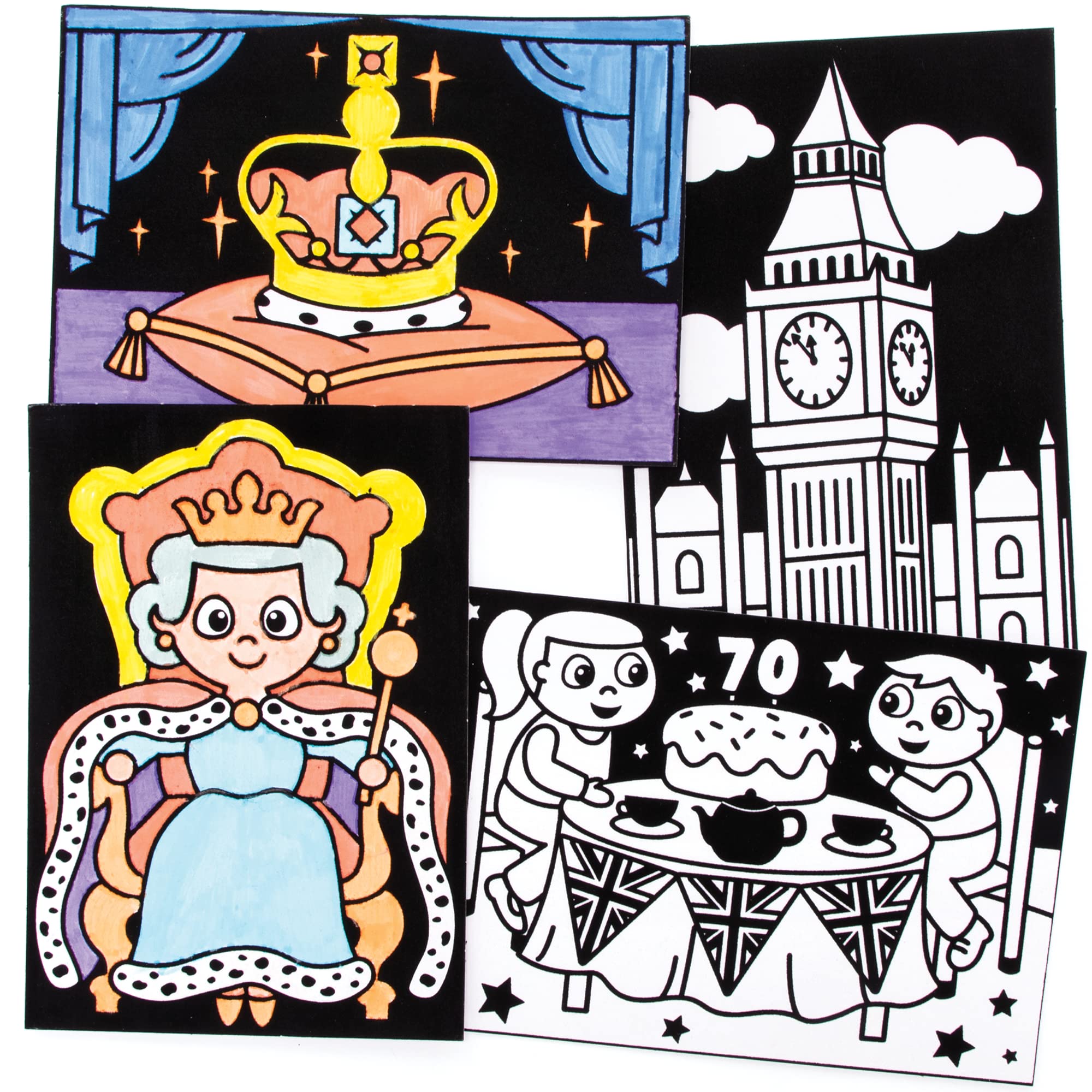 Buy Baker Ross Queens Platinum Jubilee Colour In Fuzzy Art Pictures Buy Baker Ross Queens Platinum Jubilee Colour In Fuzzy Art Pictures