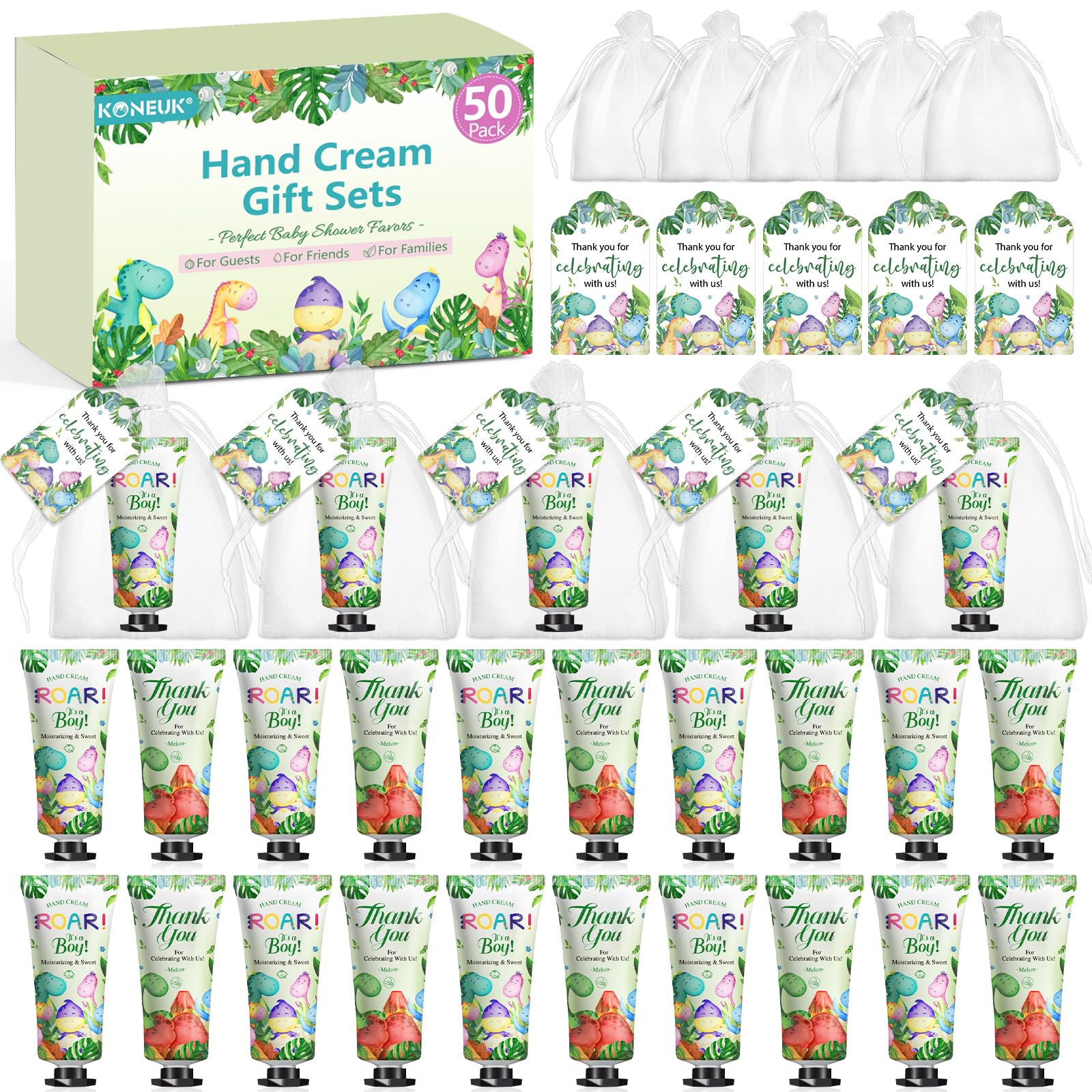Snapklik.com : 50 Pack Bulk Hand Cream Gifts Sets, Baby Shower Favors ...