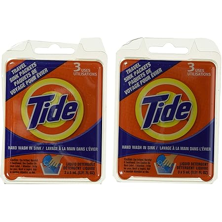 Amazon.com: Tide Travel Sink Packets (4) : Health & Household