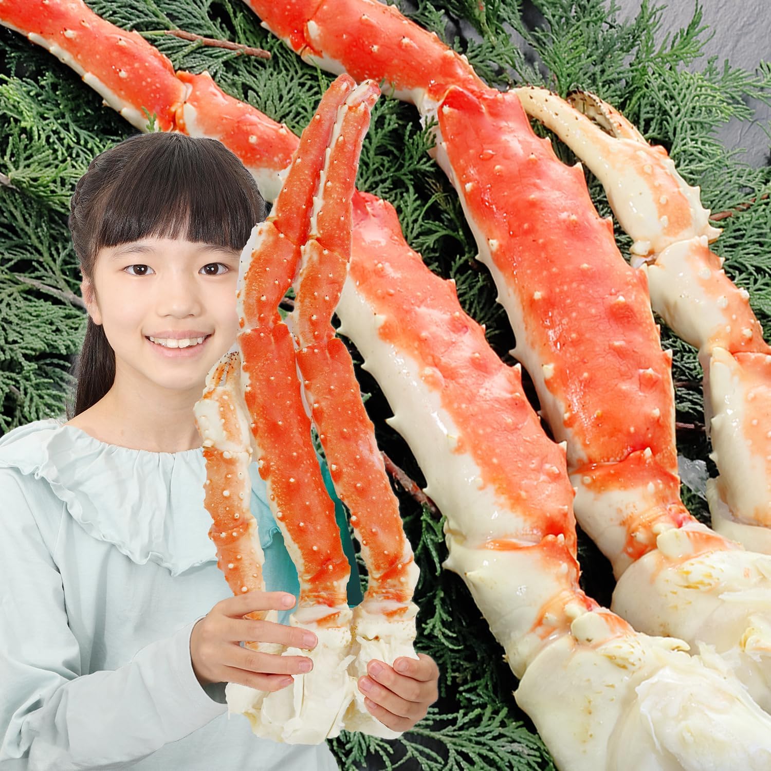 Amazon | 笑顔の食卓 匠｜ボイル タラバガニ｜特大6Lボイルたらば脚1kg超（総重量約1.2kg） | スカイネット | カニ 通販