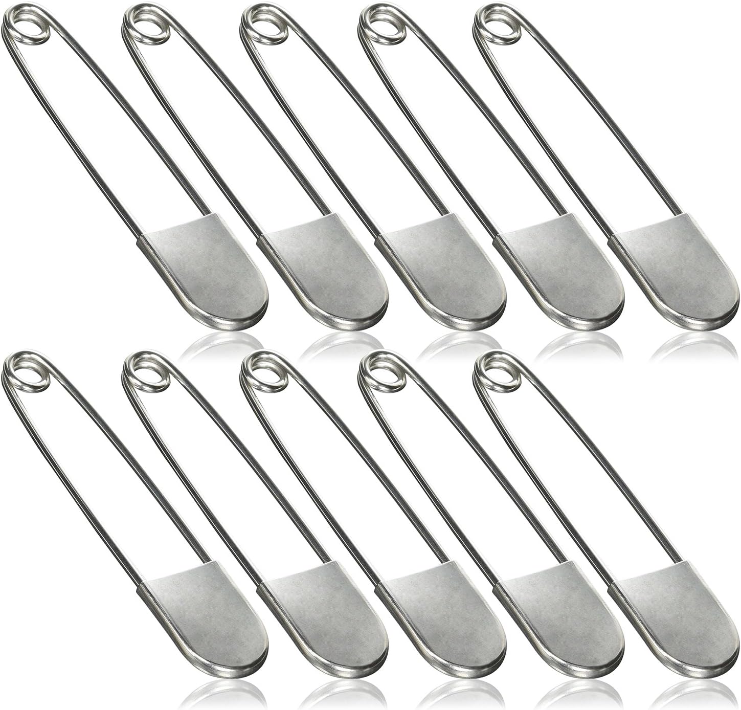 Amazon.com: Set of 10 Giant Safety Pins, Tool Gadget Large Stainless ...