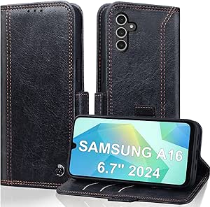 Amazon.com: Varohix Wallet Case for Samsung Galaxy A16 5G 6.7" with RFID Blocking Credit Card ...