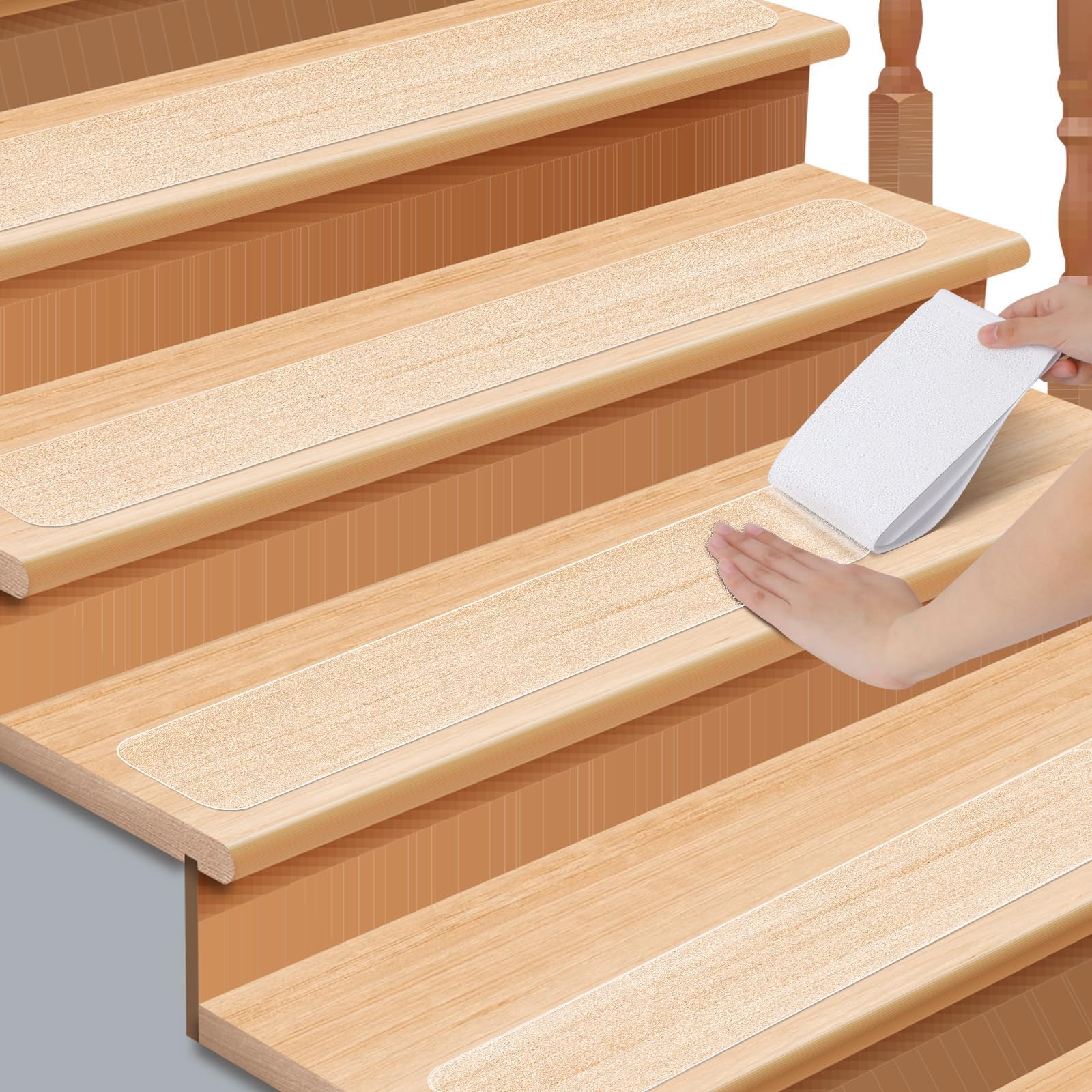 Amazon.de: BestLink 15 x 80 cm Treppenstufen Matten Antirutsch Treppe ...