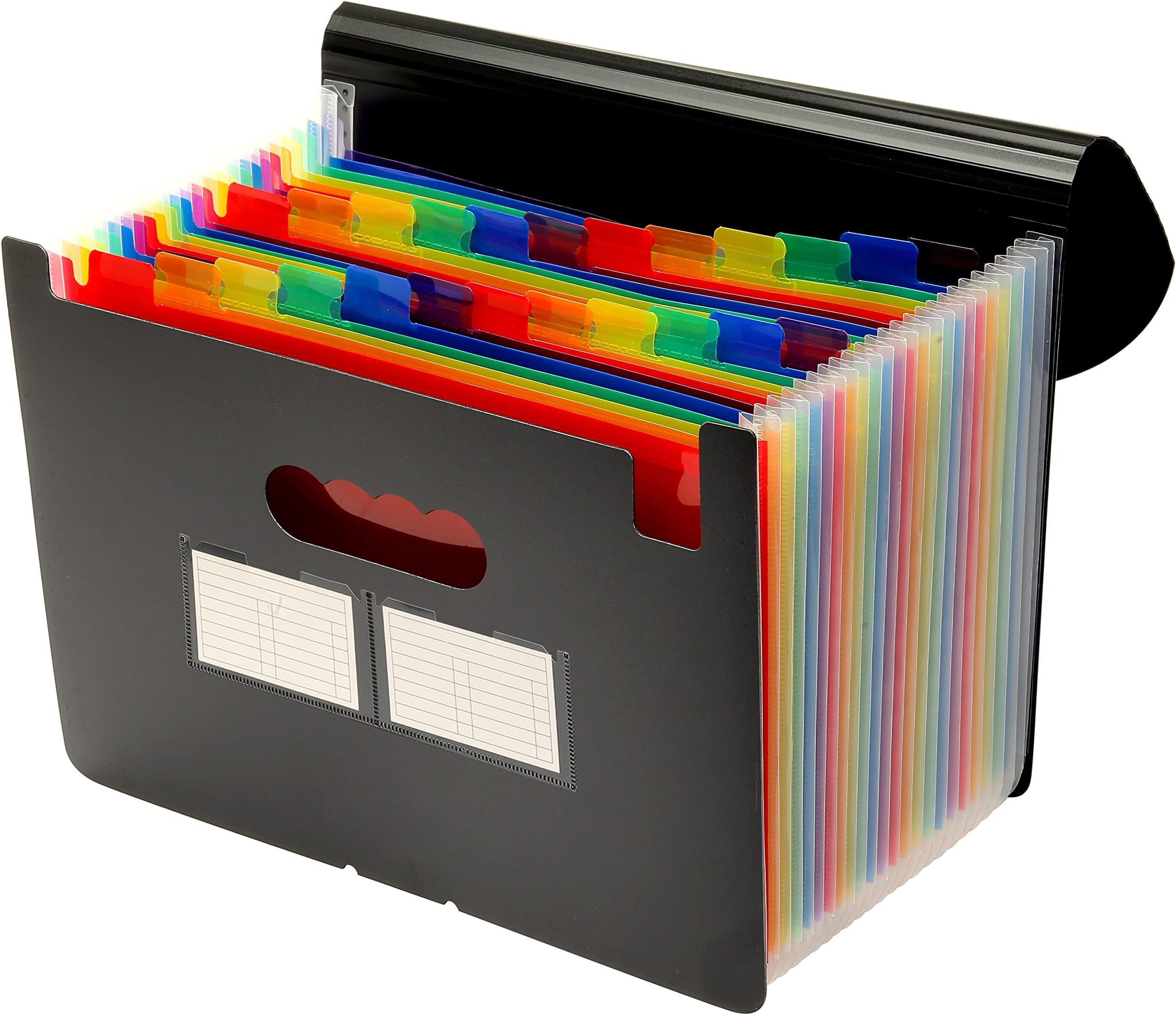 Amazon.com : Mukawa 24 Pocket Expanding File Folder, Expandable ...