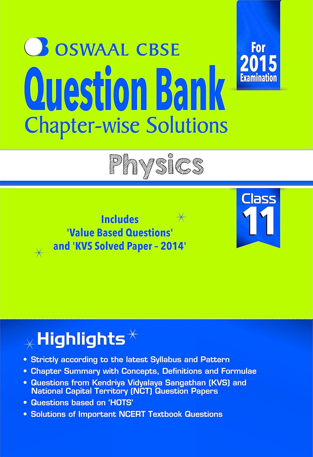 Oswaal CBSE Question Bank Chapter-Wise Solutions for Class 11 Physics ...