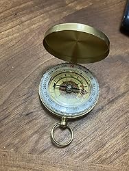 Amazon.com : SharpSurvival Old Fashioned Compass - Glow in The Dark ...