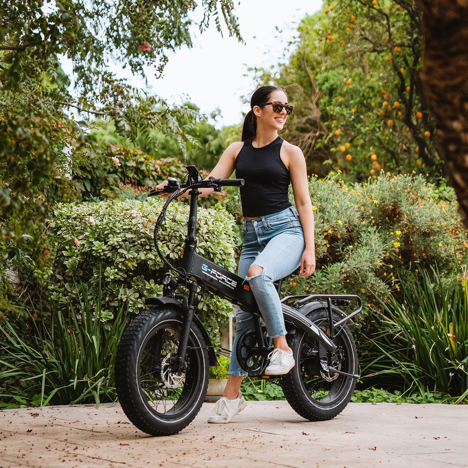 Buy G-Force T42 Folding Electric Bike for Adults 750W Motor 48V 20A/16A/11.2A Removable Battery ...