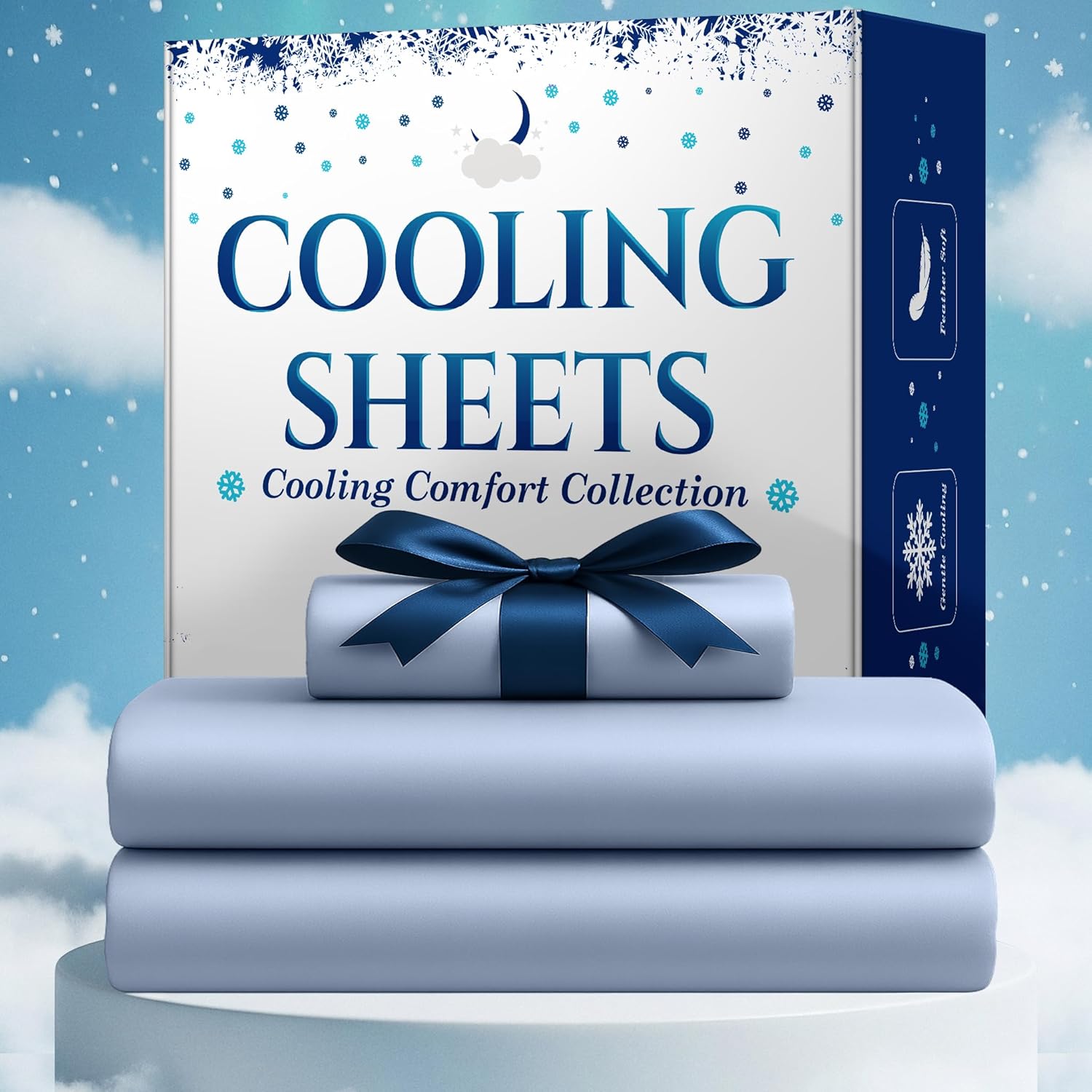 Amazon.com: SLEEPHORIA 3 PC Cooling Sheets Twin Size Bed Set ...