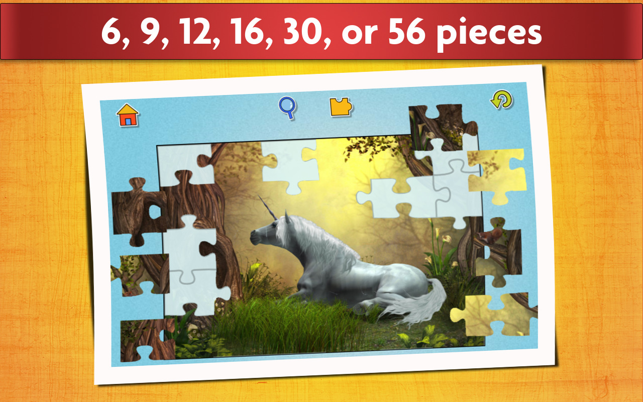 Unicorns Jigsaw Puzzles for Kids - Full version (Freetime Edition) - Fun and Educational Unicorn ...