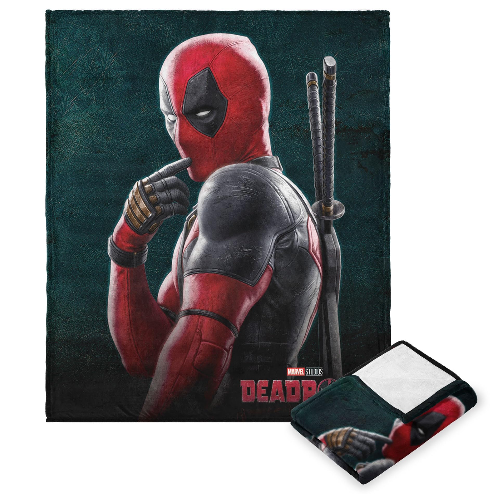 Amazon.com: Northwest Deadpool Silk Touch Throw Blanket, 50" x 60", Hey ...