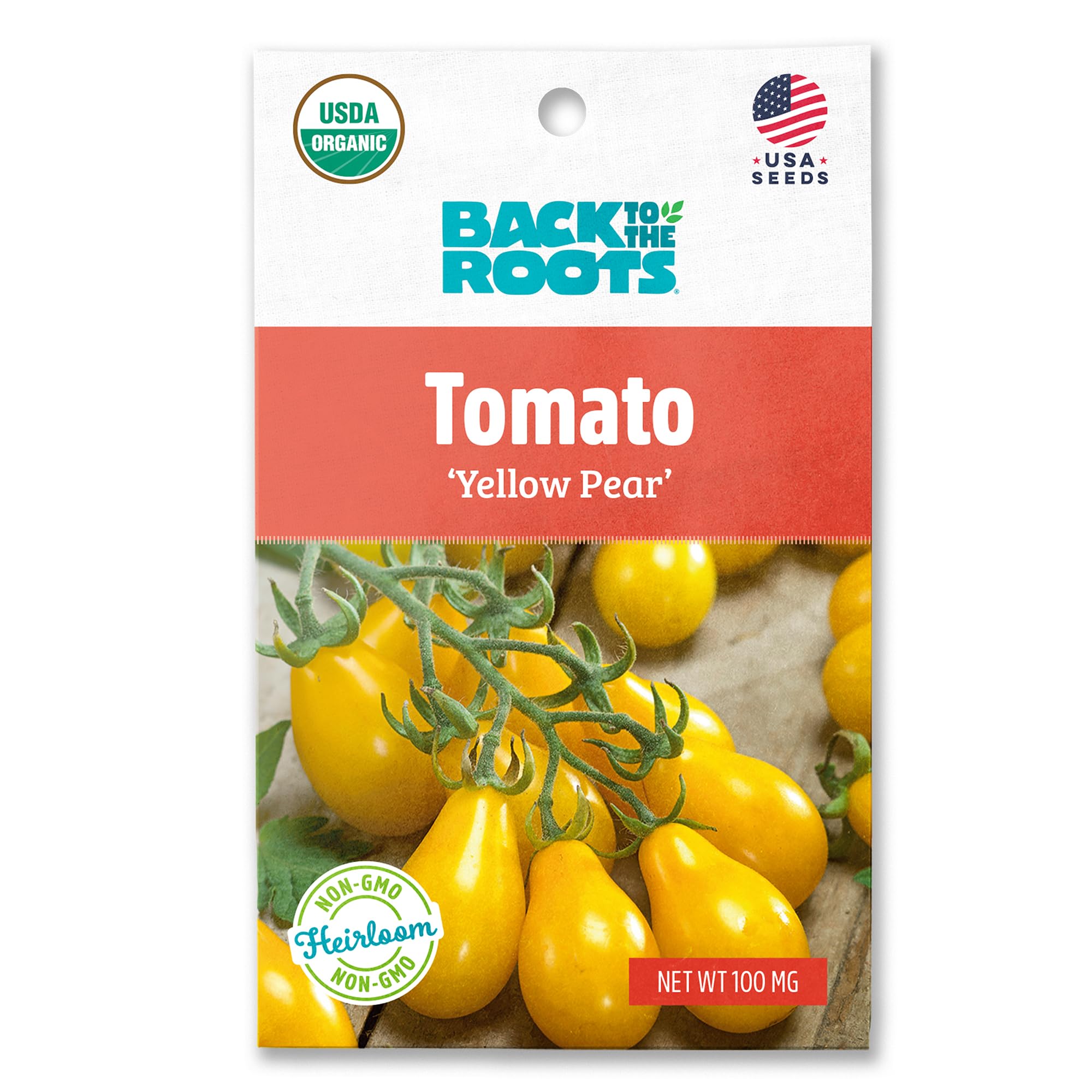 Amazon.com : Back to the Roots - 100% Organic Seed Packet - Tomato ...