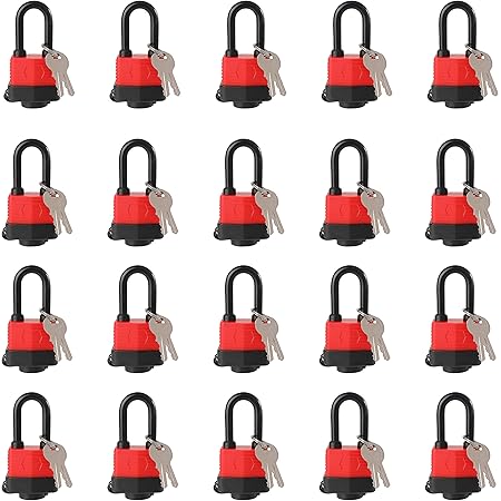 Heavy Duty Covered Laminated Steel Keyed Padlocks, Keyed Alike Locks ...