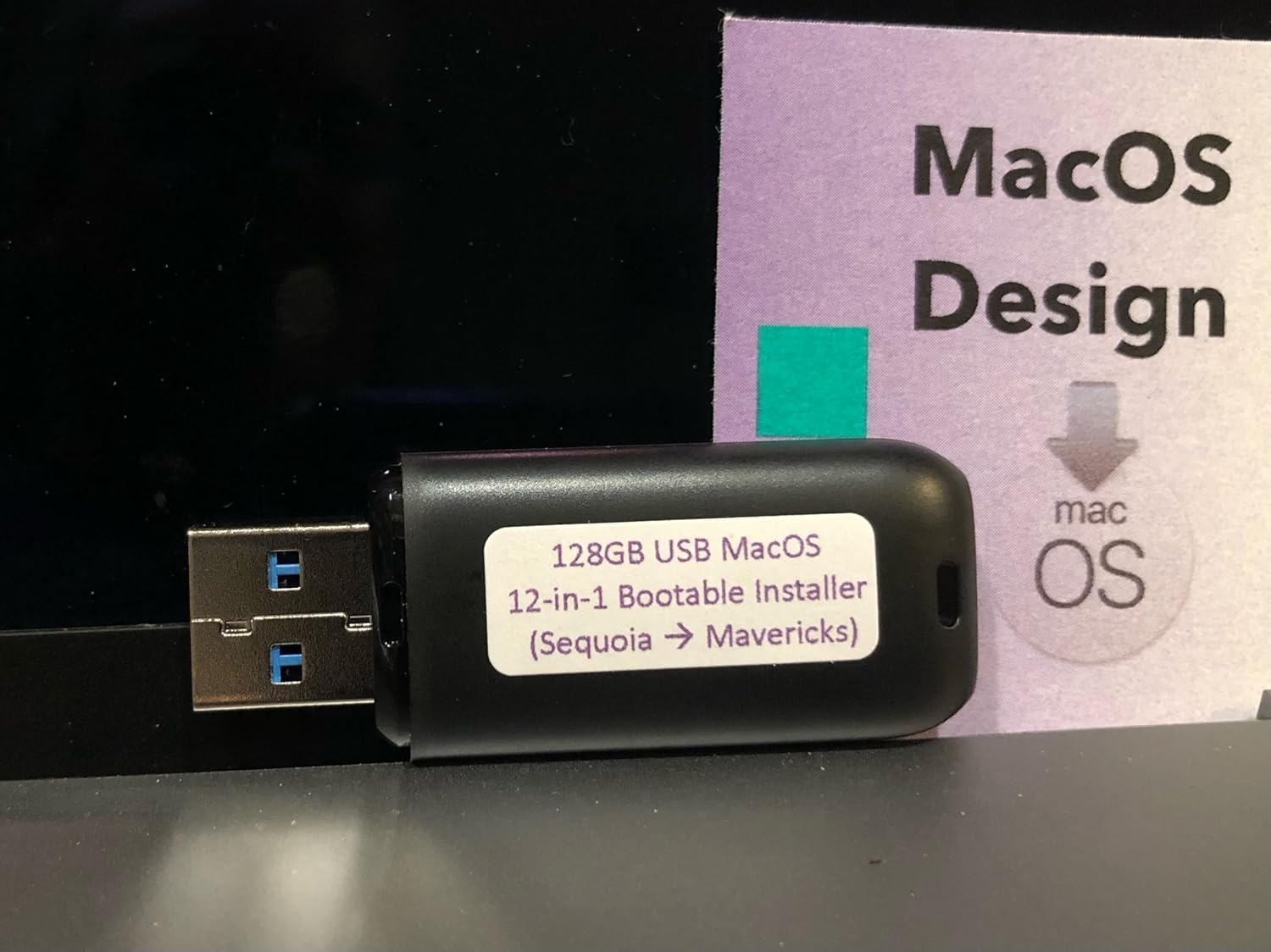 MacOS Design 12-in-1 USB Bootable MacOS Installer. Includes Sequoia ...