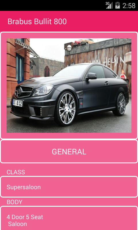 Brabus Bullit 800 - App on Amazon Appstore