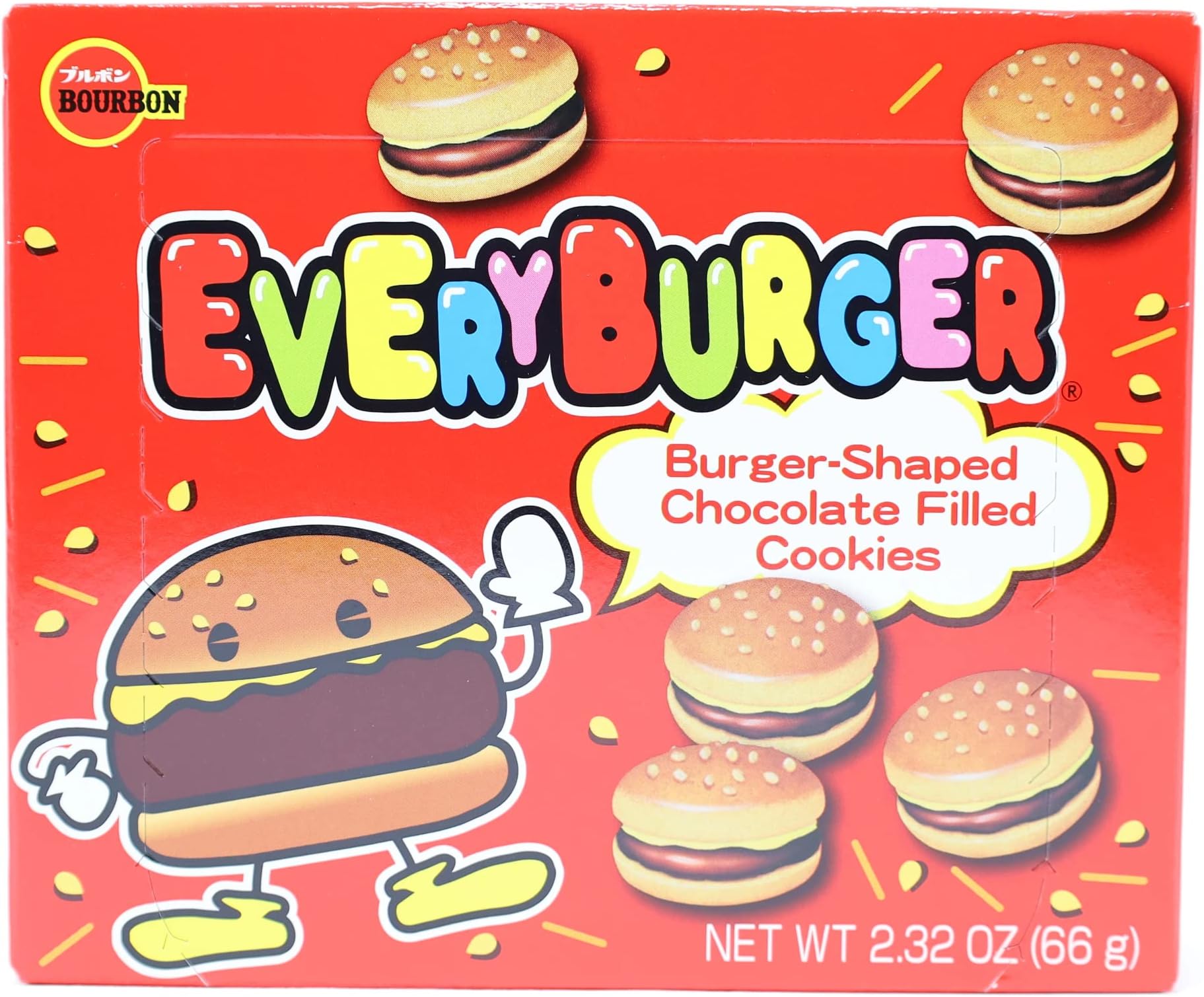 Amazon.com: Bourbon Every Burger Chocolate Cookie, 2.32 Ounce