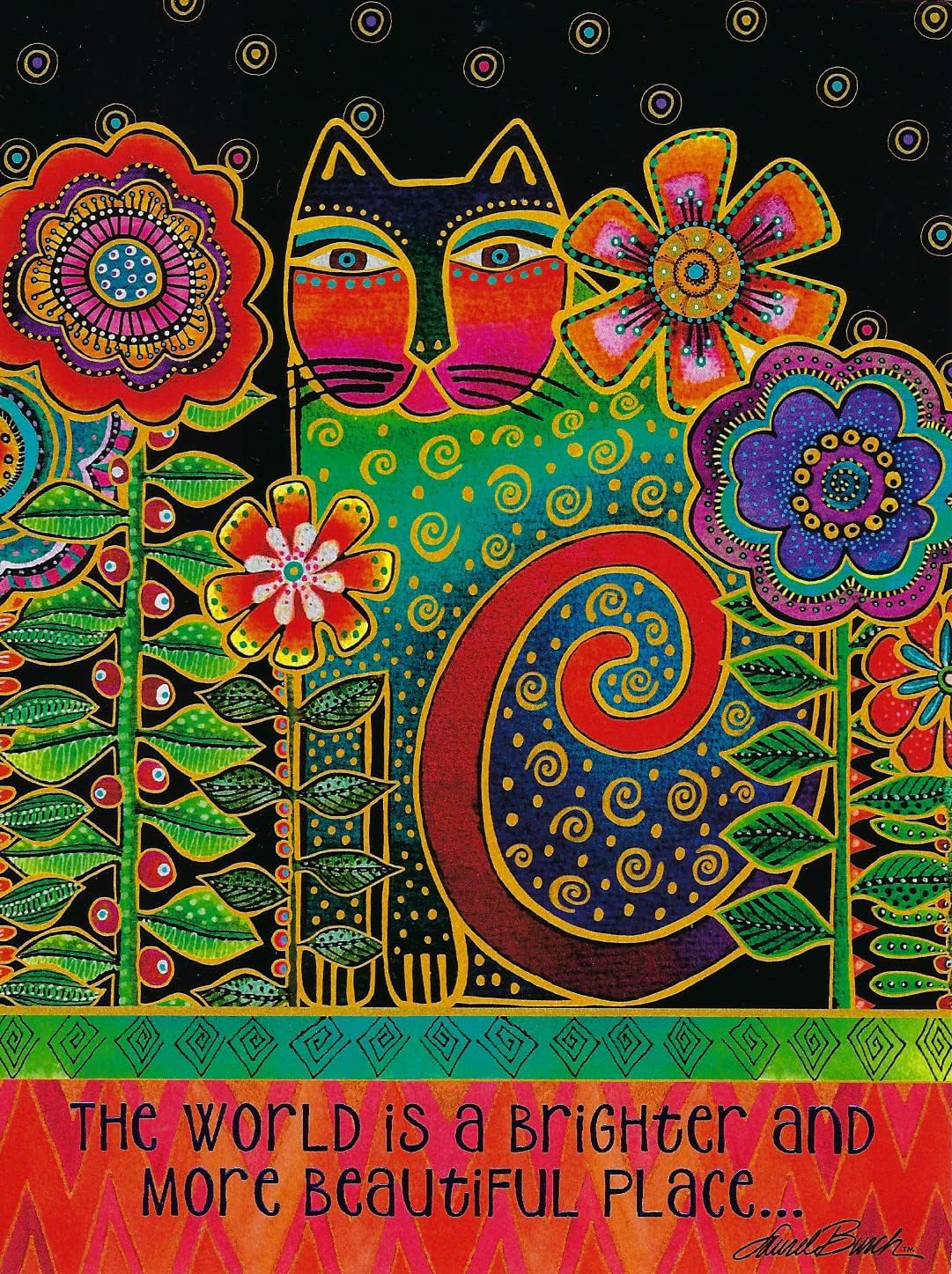 Amazon.com : Leanin' Tree Birthday Card - The World is a Brighter and ...